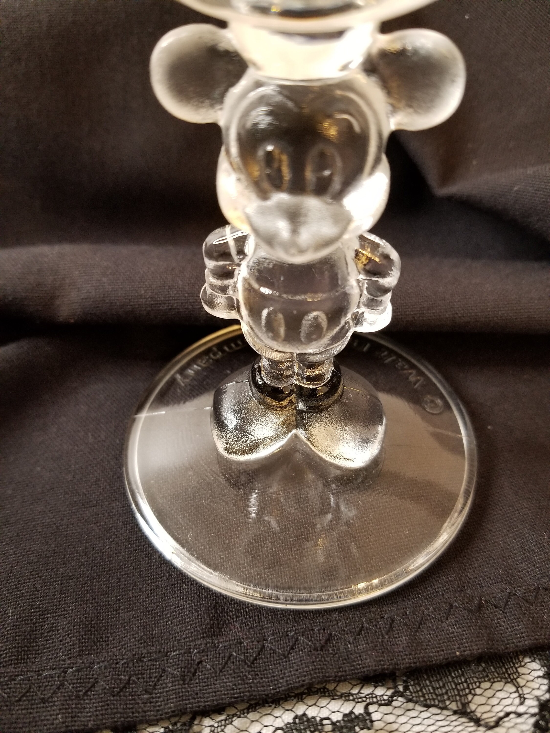 Vintage Mickey Mouse Stem Glass - Etsy