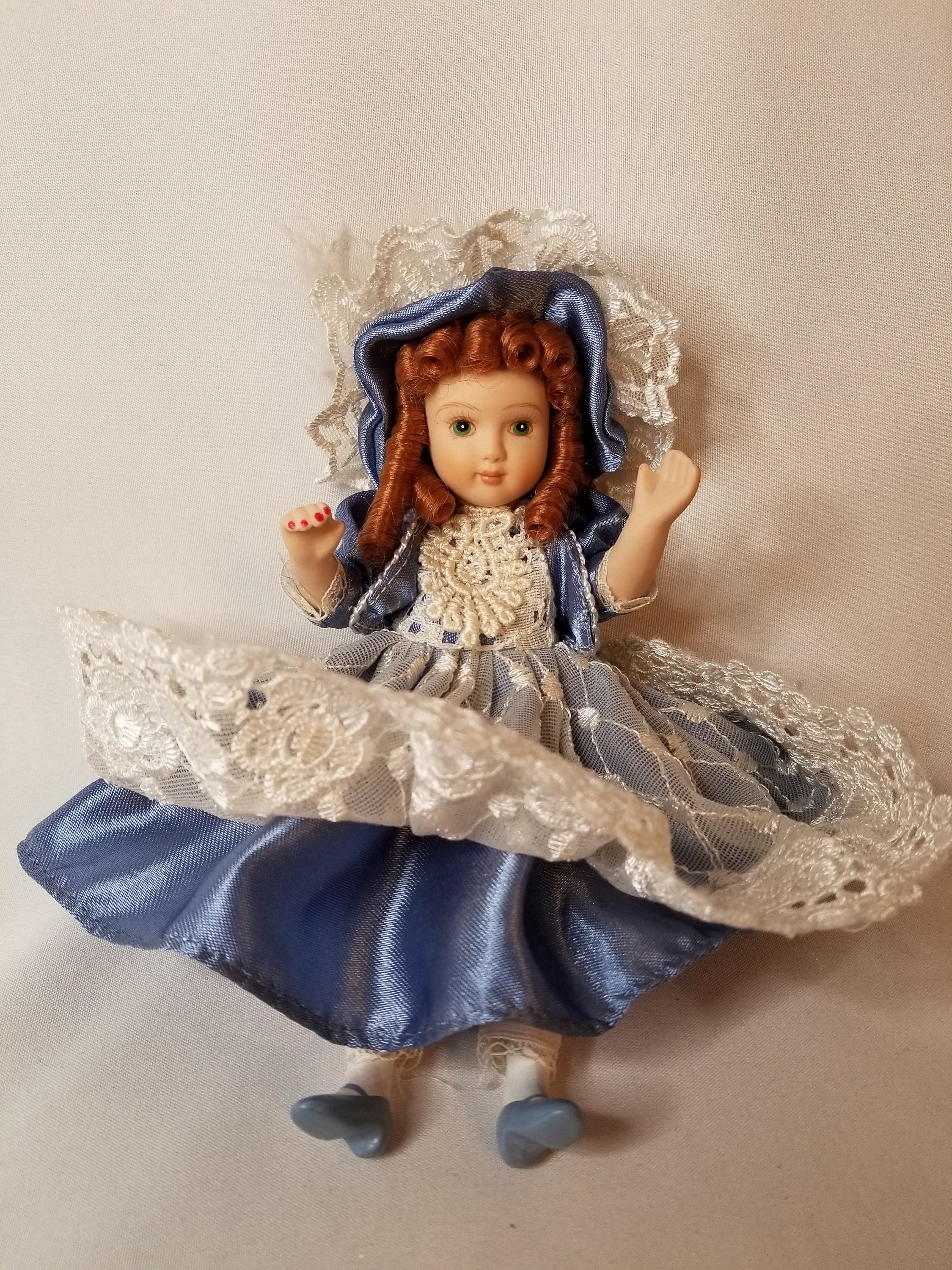 Vintage Porcelain Doll; 7 Inch Doll - Etsy