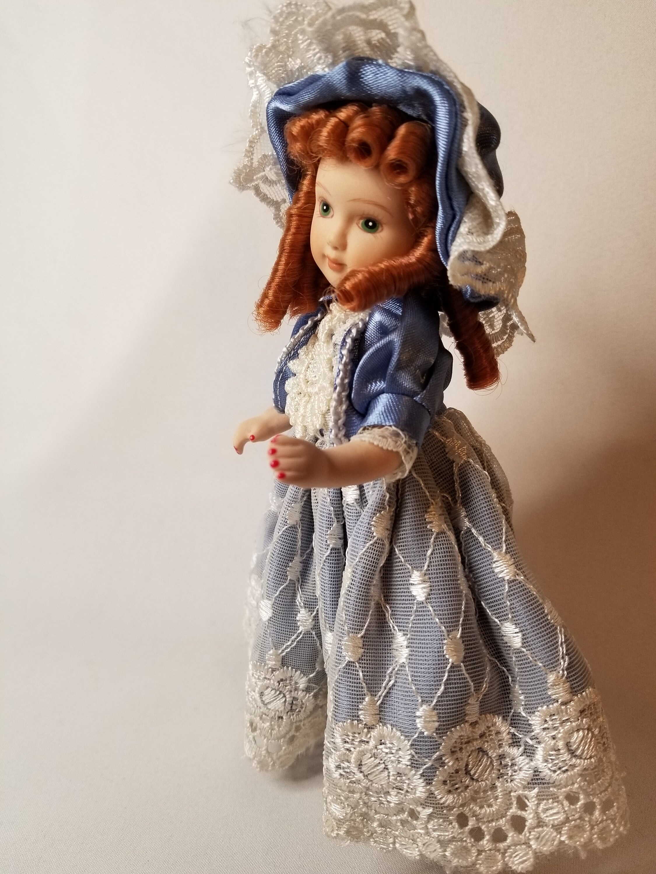 Vintage Porcelain Doll 7 Inch Doll | Etsy