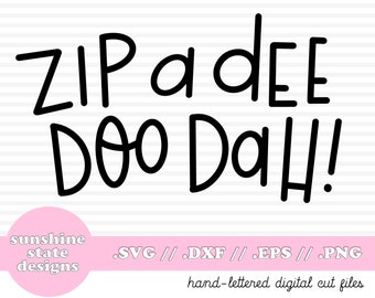 Zip a Dee Doo Dah - Etsy