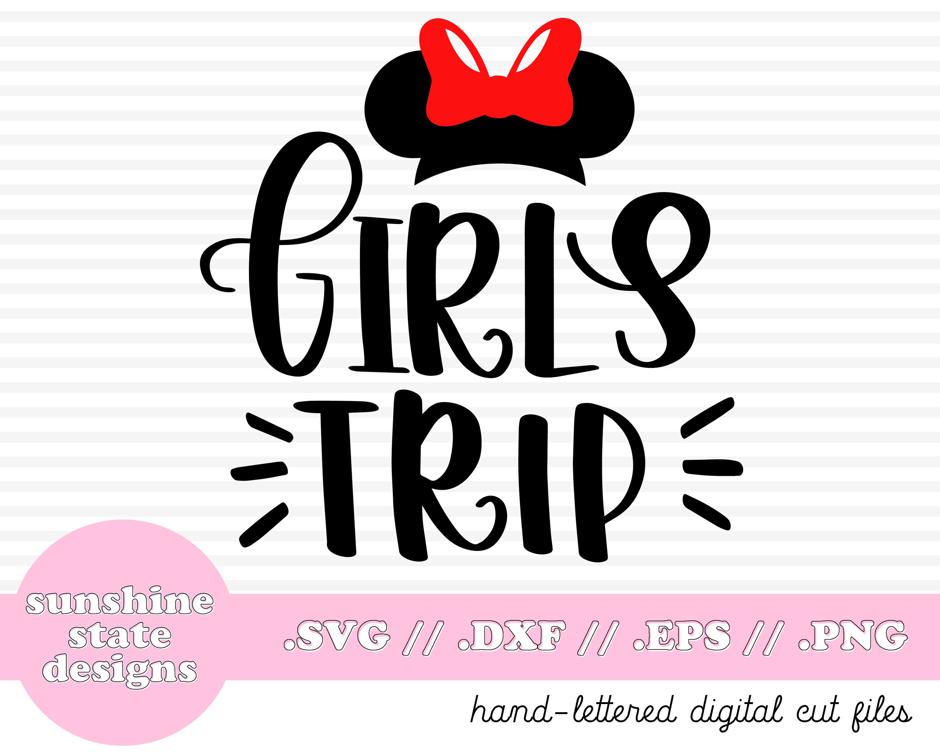 Disney Girls Trip SVG Disney SVG DXF Diseño de Disney Cartado | Etsy