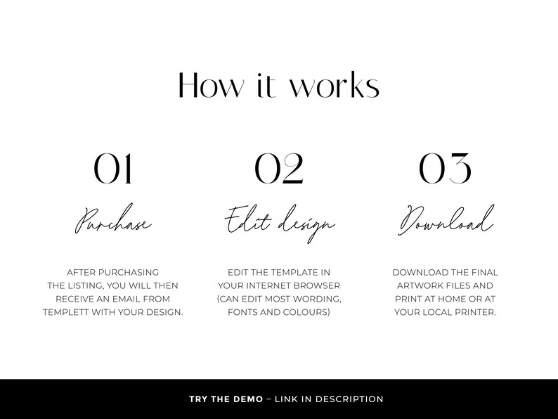 Minimal Custom Signature Drink Sign, Modern Printable Bar Menu, Bespoke ...