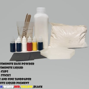 Jesmonite Pigment 10ML Each Colors Set AC100 Kit Pack Red, Yellow ...