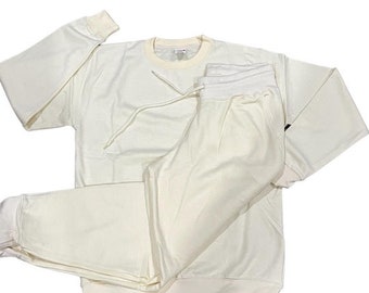 Mens Cream Sweatsuit - Etsy