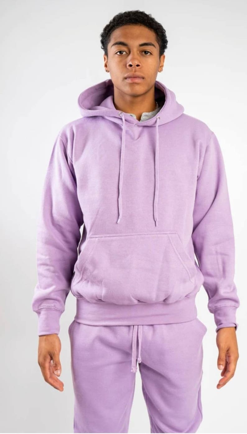 Mens Purple Sweatsuit Mens Purple Hoodie Mens Purple Joggers Mens ...