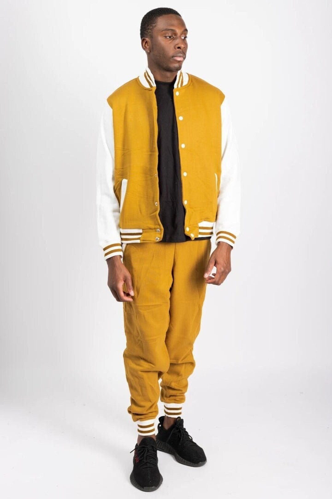 Unisex Varsity Jacket Style Jogger Sweatsuit Set Gift for Her or Gift ...