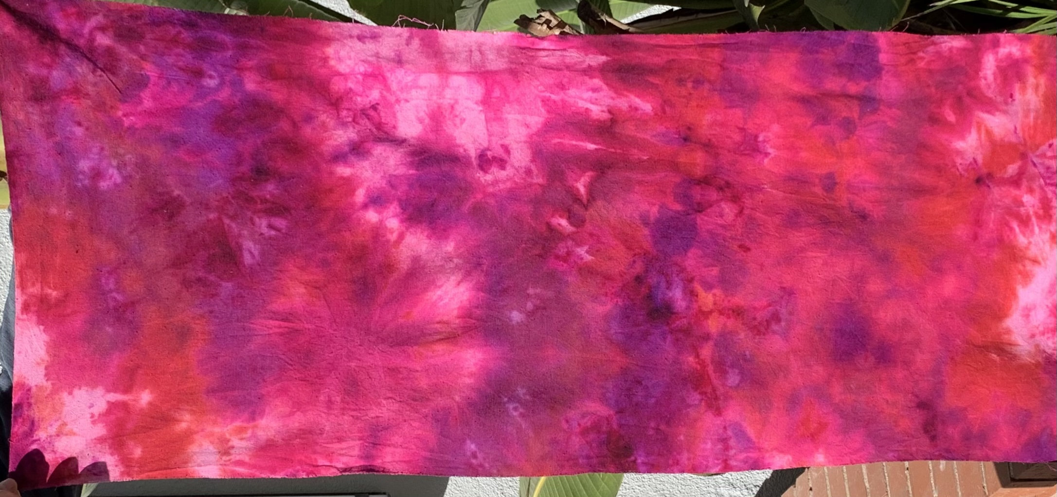 Paquete de tela de seda cruda teñida a mano/3 Cortes de 1/2 yardas ...