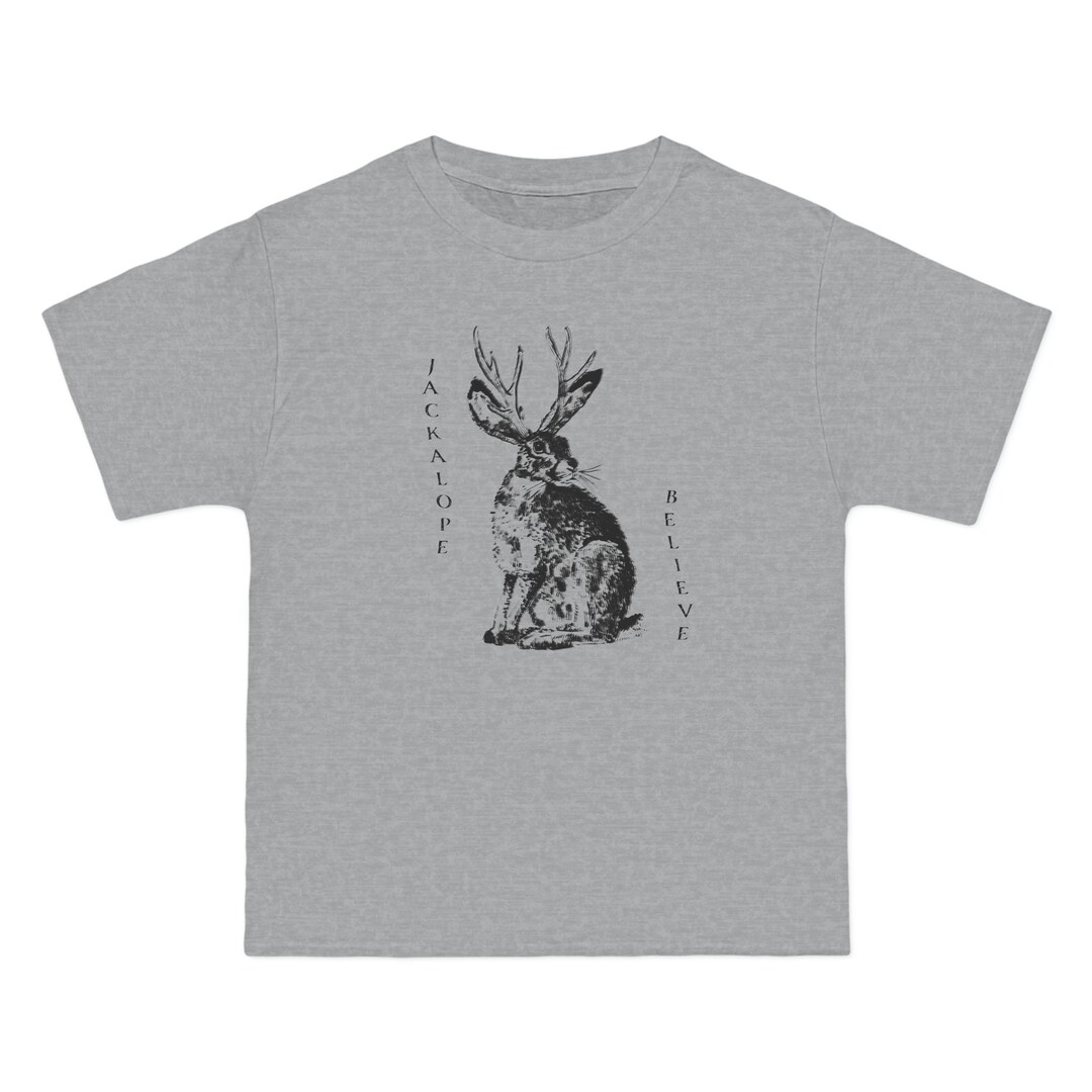 Jackalope believe T-shirt/jackalope T-shirt/cryptid Shirt/fantasy ...