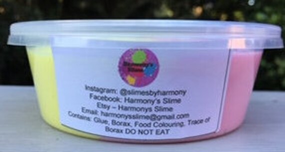 Ombre Peach Slime - Etsy