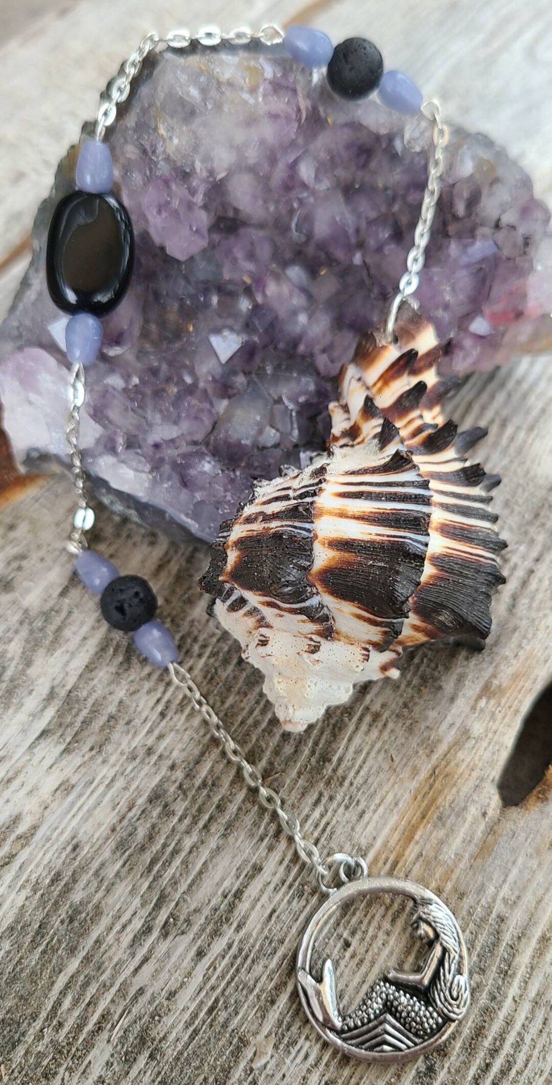 Seashell Pendulum, Wicca, Divination, Sea Witch, Dowsing, Sea Goddess ...