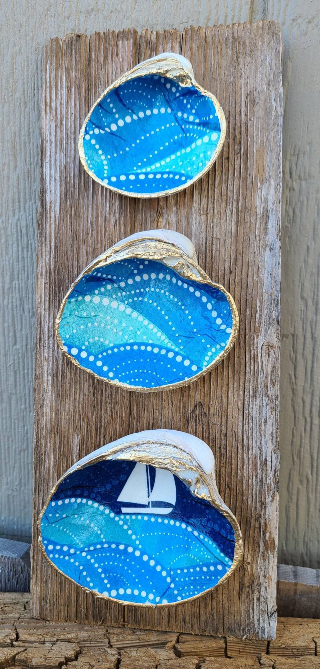 Seashell Wall Decor, Nautical Wall Art, Beach Wall Hanging - Etsy