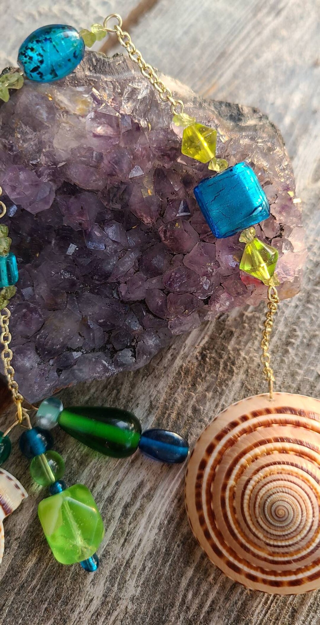 Seashell Pendulum, Sea Witch, Divination, Dowsing, Wicca, Witchcraft ...