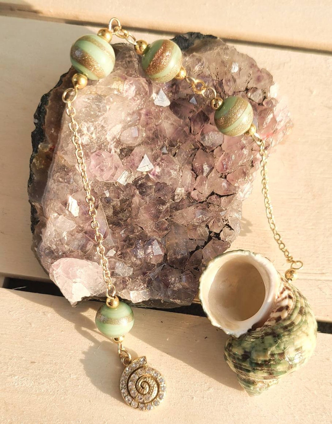 Seashell Pendulum, Wicca, Divination, Witchcraft, Dowsing, Cleansing - Etsy