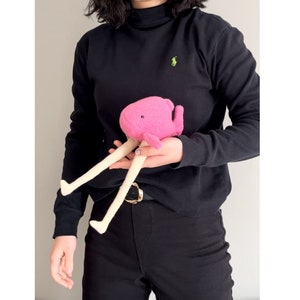 Fish With Legs Plushie pink Small - Etsy