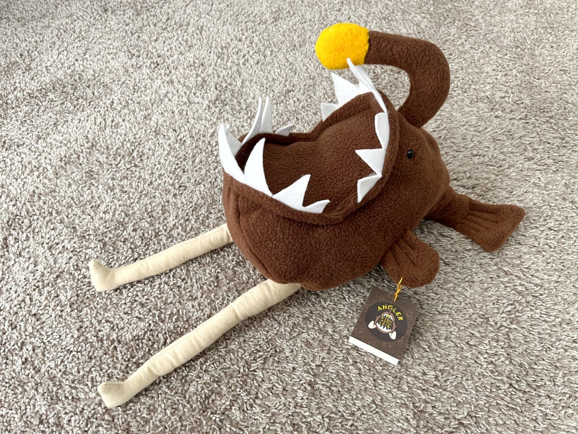 Angler Fish With Legs Plushie - Etsy