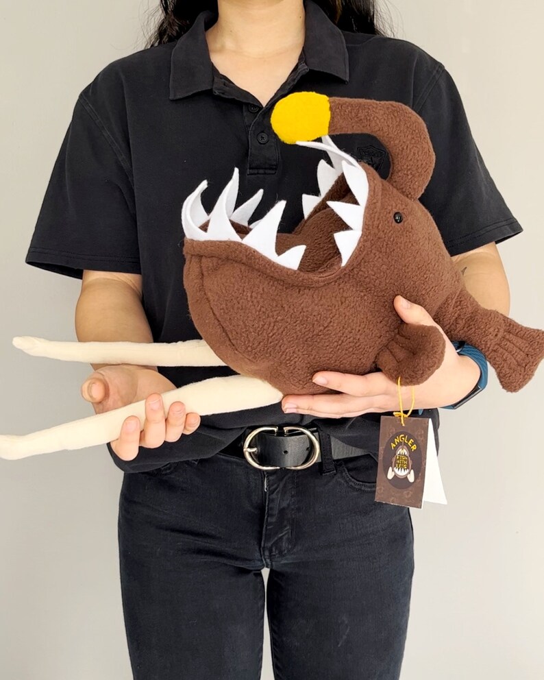 Angler Fish With Legs Plushie - Etsy