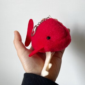 Mini Fish With Legs Keychain red - Etsy
