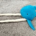 Fish With Legs Plushie (blue) Big - Etsy