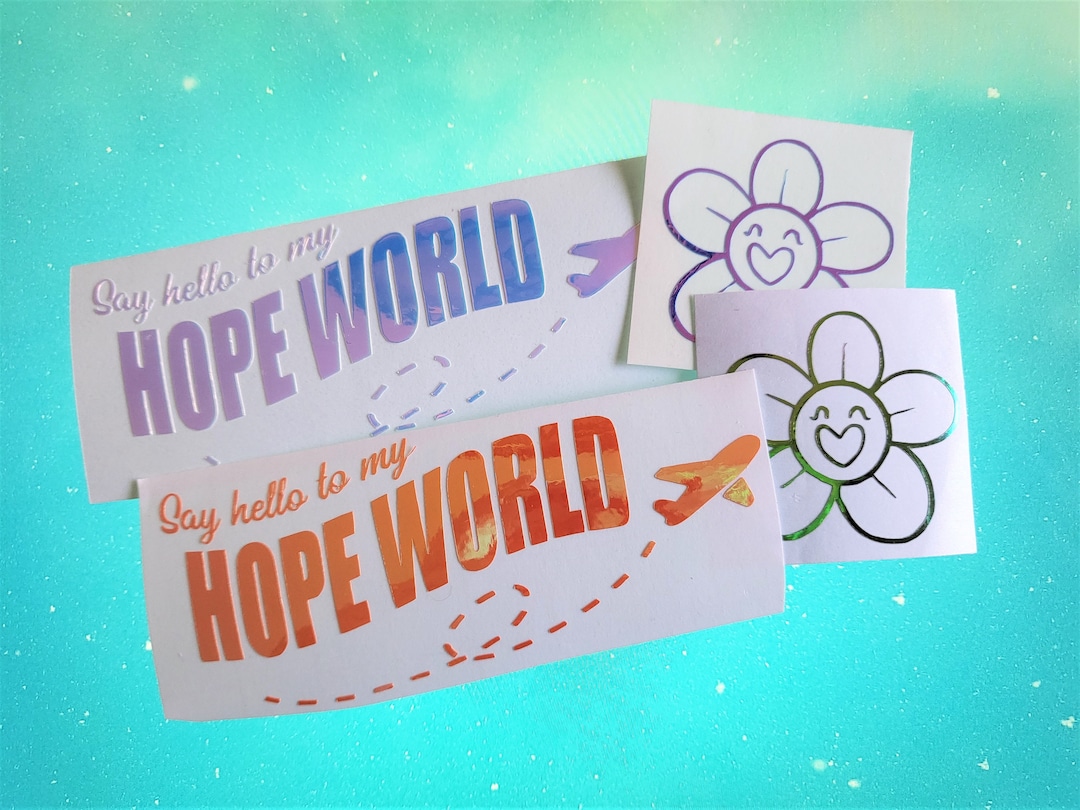 Hope World Inspired Decal Sticker - Etsy
