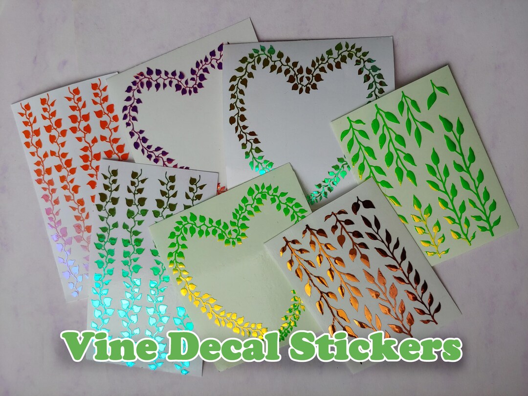 Vine Plant Deco Stickers/decals for Toploaders, Polco, Bujo, Etc. - Etsy
