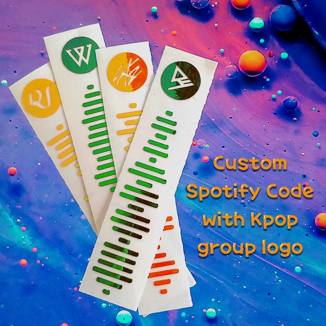 Custom Spotify Code Decal With Kpop Logo - Etsy