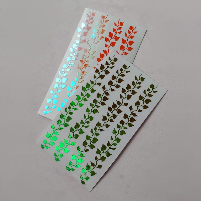 Vine Plant deco stickers/decals for toploaders polco bujo | Etsy