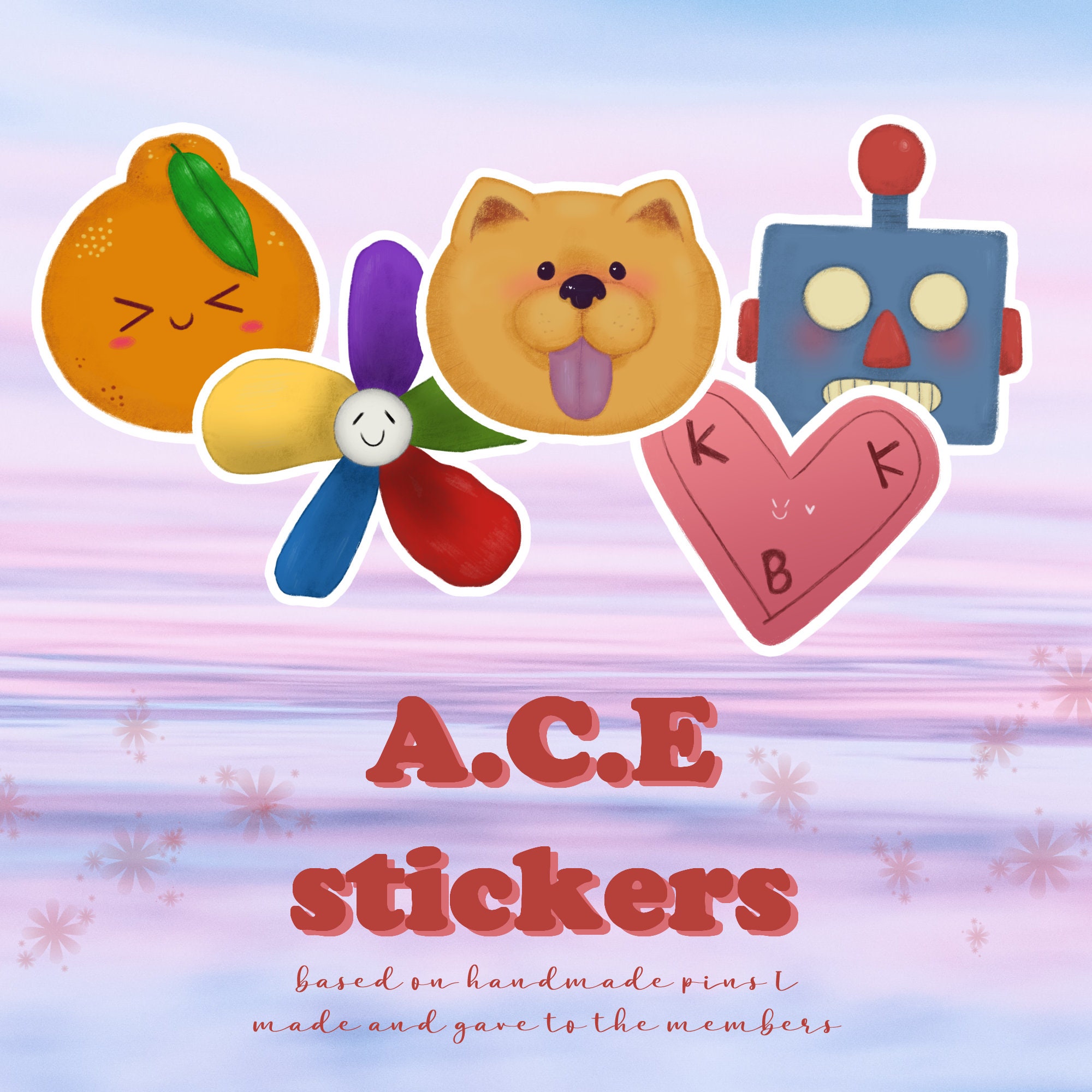 A.C.E Stickers Kpop Stickers for Journaling Lightsticks | Etsy