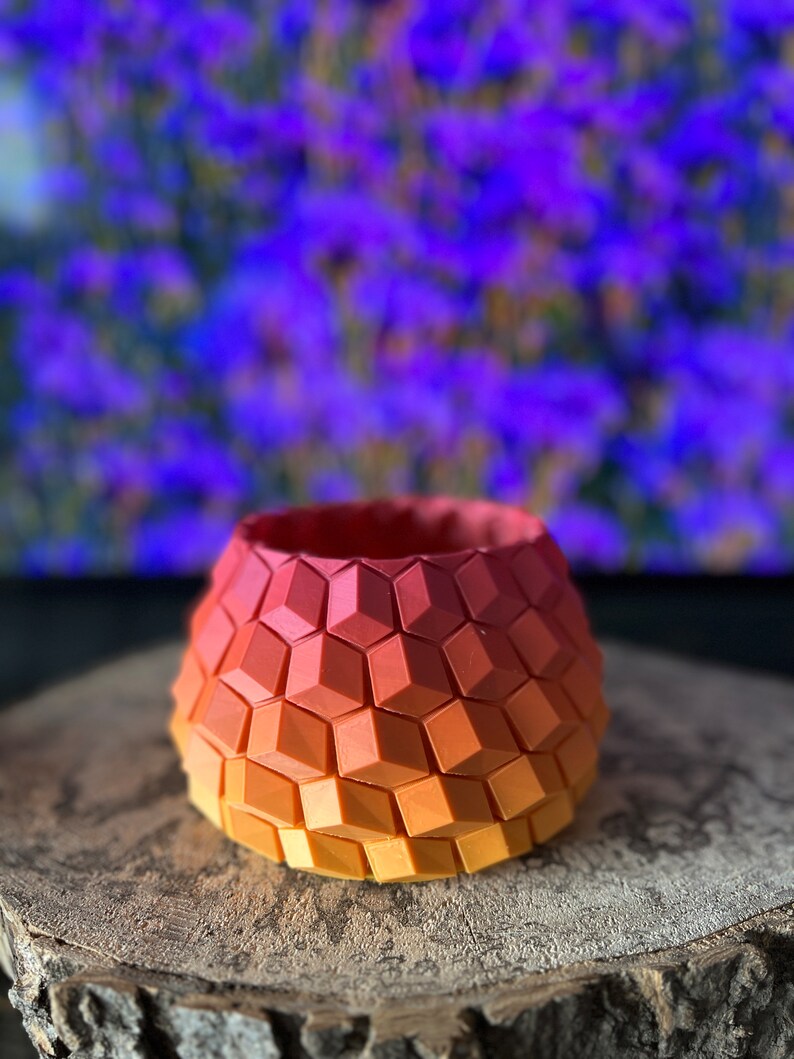 Honeycomb Planter | 3D Printed | Made to Order | With Drainage ...