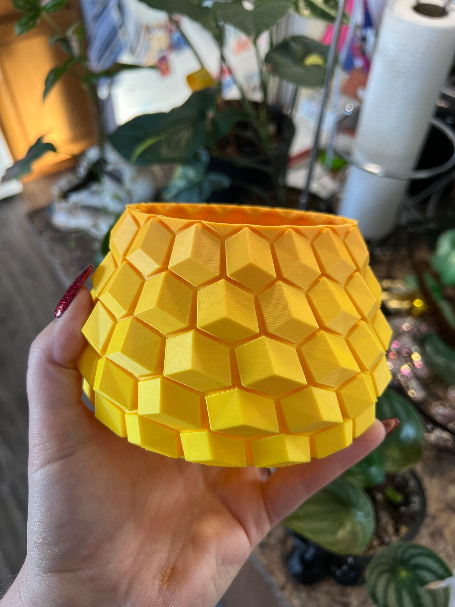 Honeycomb Planter | 3D Printed | Made to Order | With Drainage ...