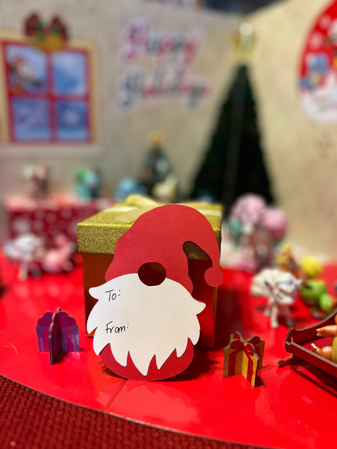 DIY Nisse/gnome Gift Tag - DIGITAL DOWNLOAD - Etsy