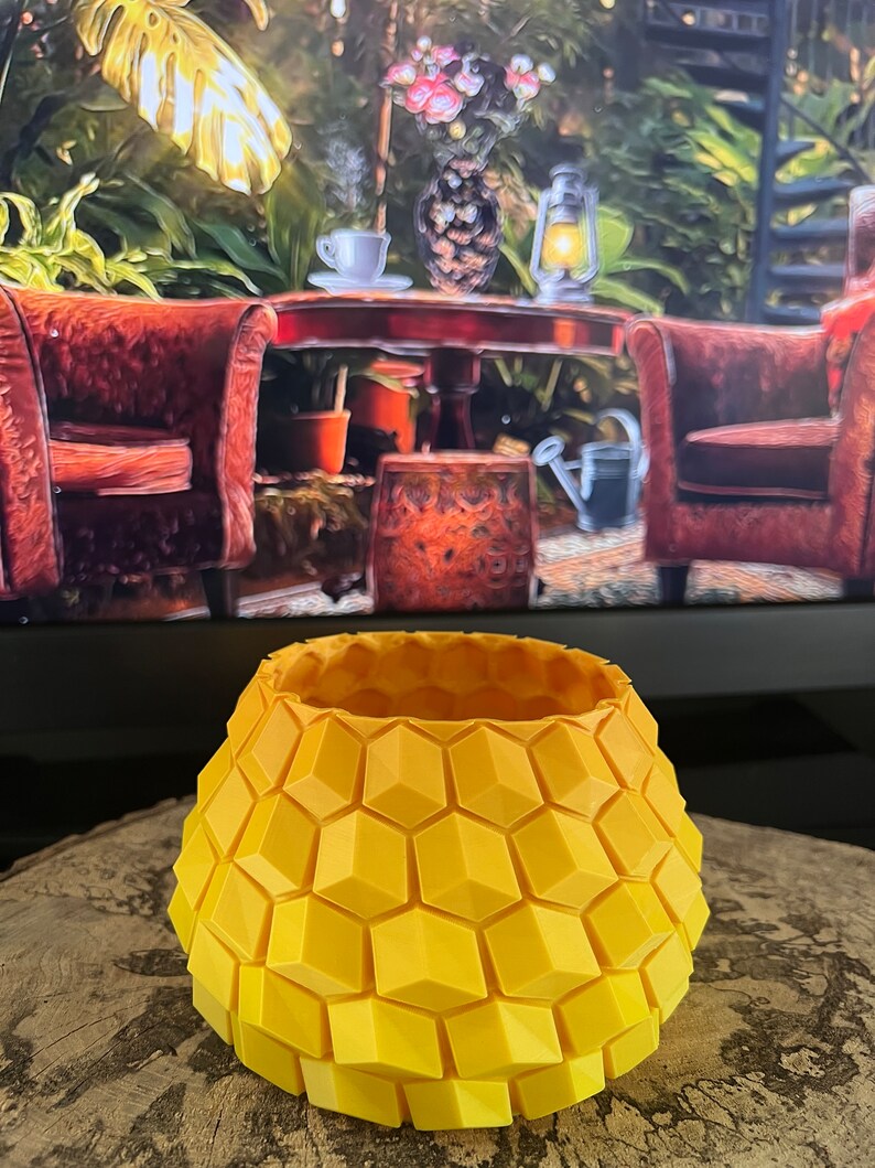 Honeycomb Planter | 3D Printed | Made to Order | With Drainage ...
