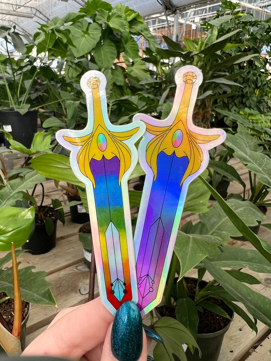 Sword of Pride | Holographic Vinyl Sticker | SPOP | LGBTQIA+ | Queer ...