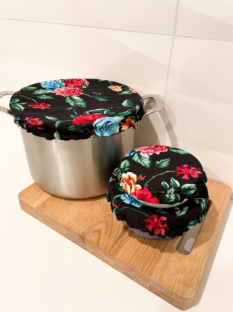Reusable Bowl Covers Zero Waste Bowl Covers Set 3 - Etsy