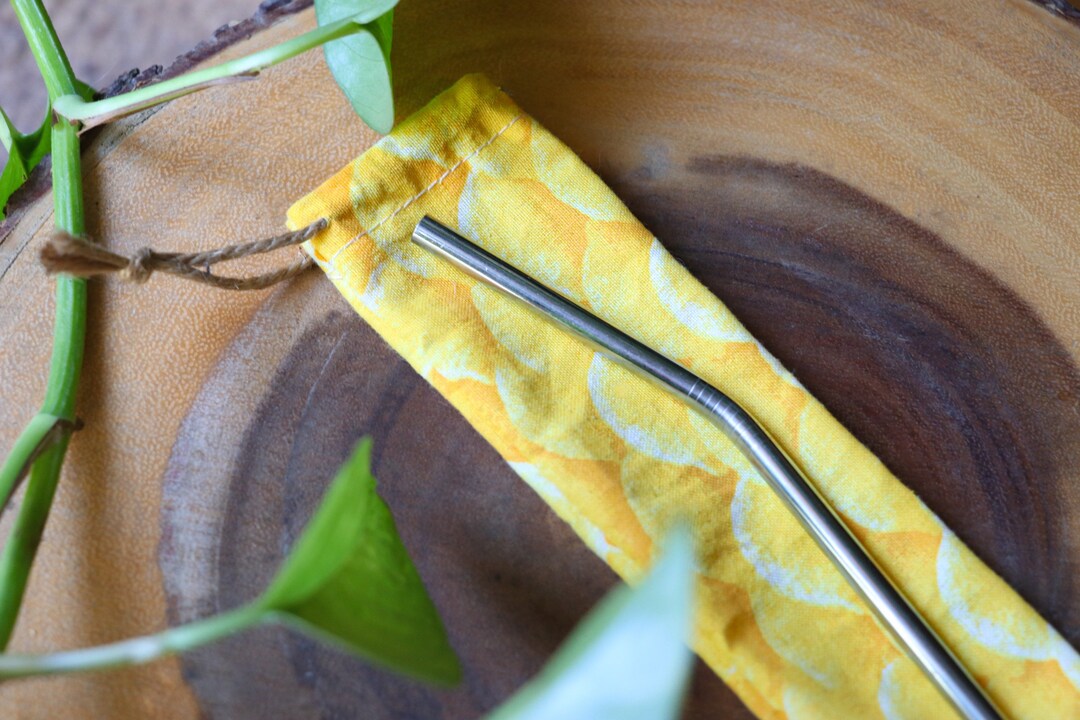 Reusable Straw Pouch Straw Bag - Etsy