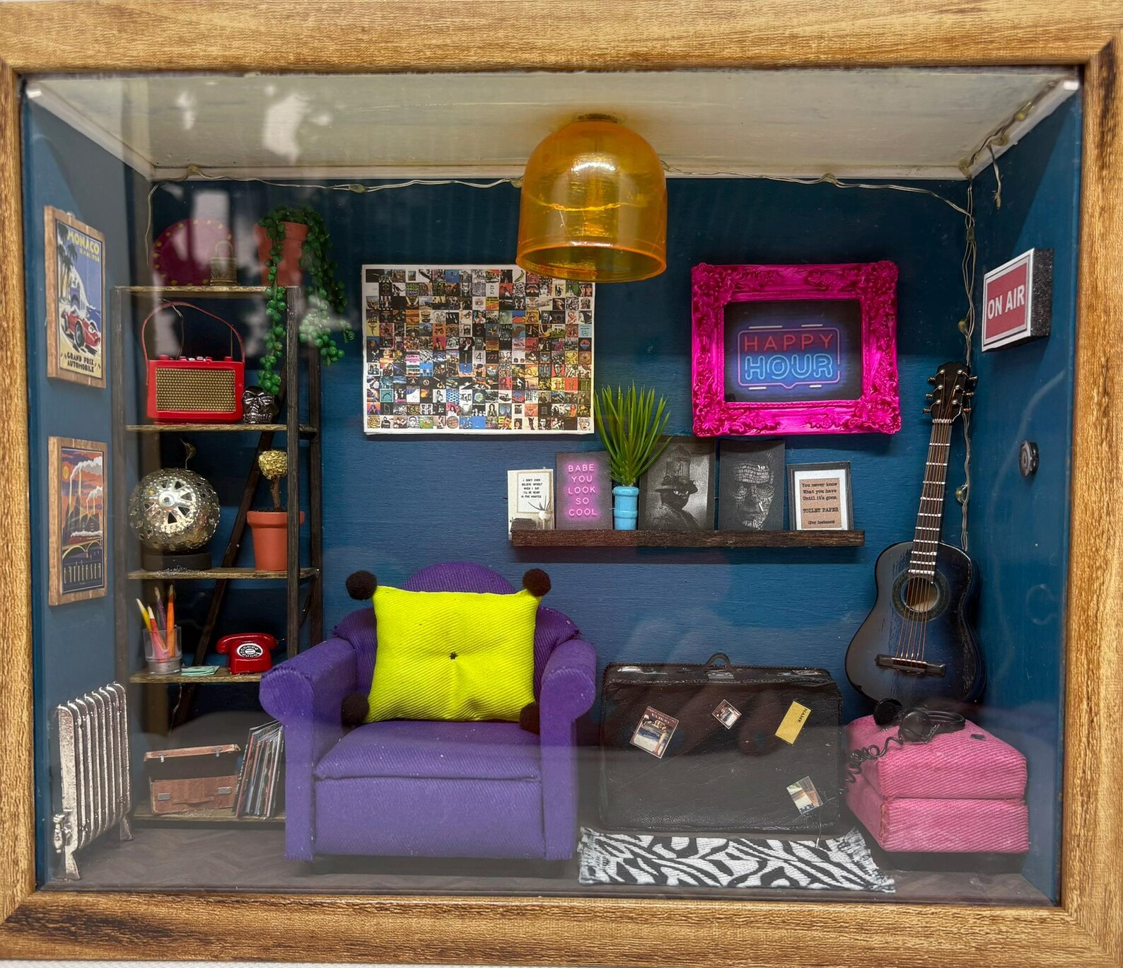 Music Room Diorama / Book Nook - Illuminated - Etsy