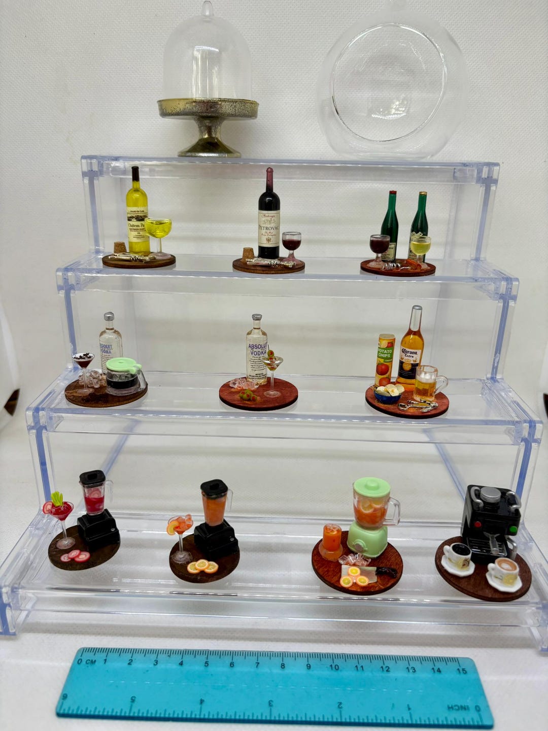 Miniature Drinks Trays - 1/12 Scale - Etsy UK