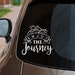 Enjoy the Journey Decal, Hiking Sticker, Outdoor Adventure Decal ...