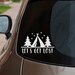 Let's Get Lost Decal, Camping Sticker, Outdoor Explorer Decal ...