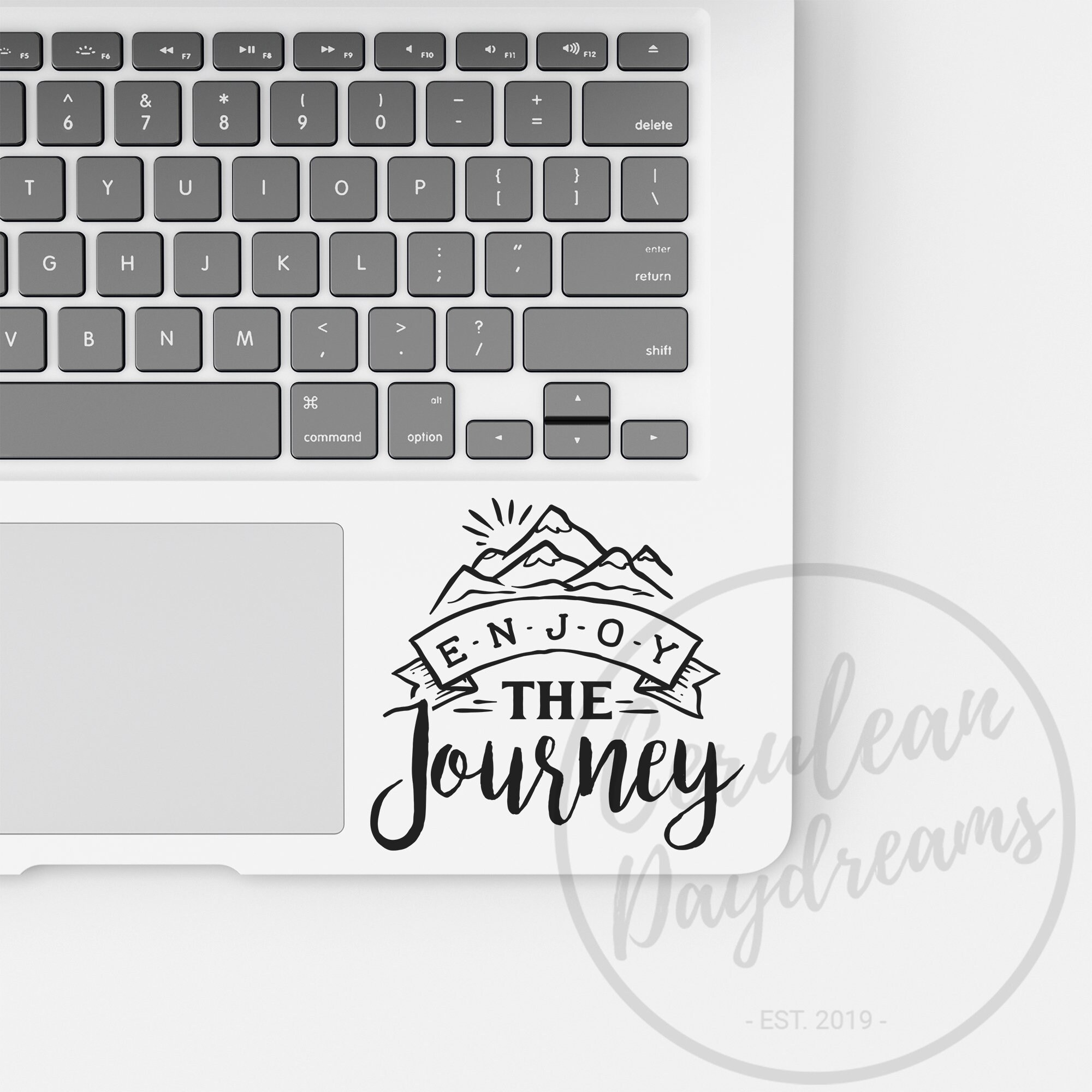 Enjoy the Journey Decal, Hiking Sticker, Outdoor Adventure Decal ...