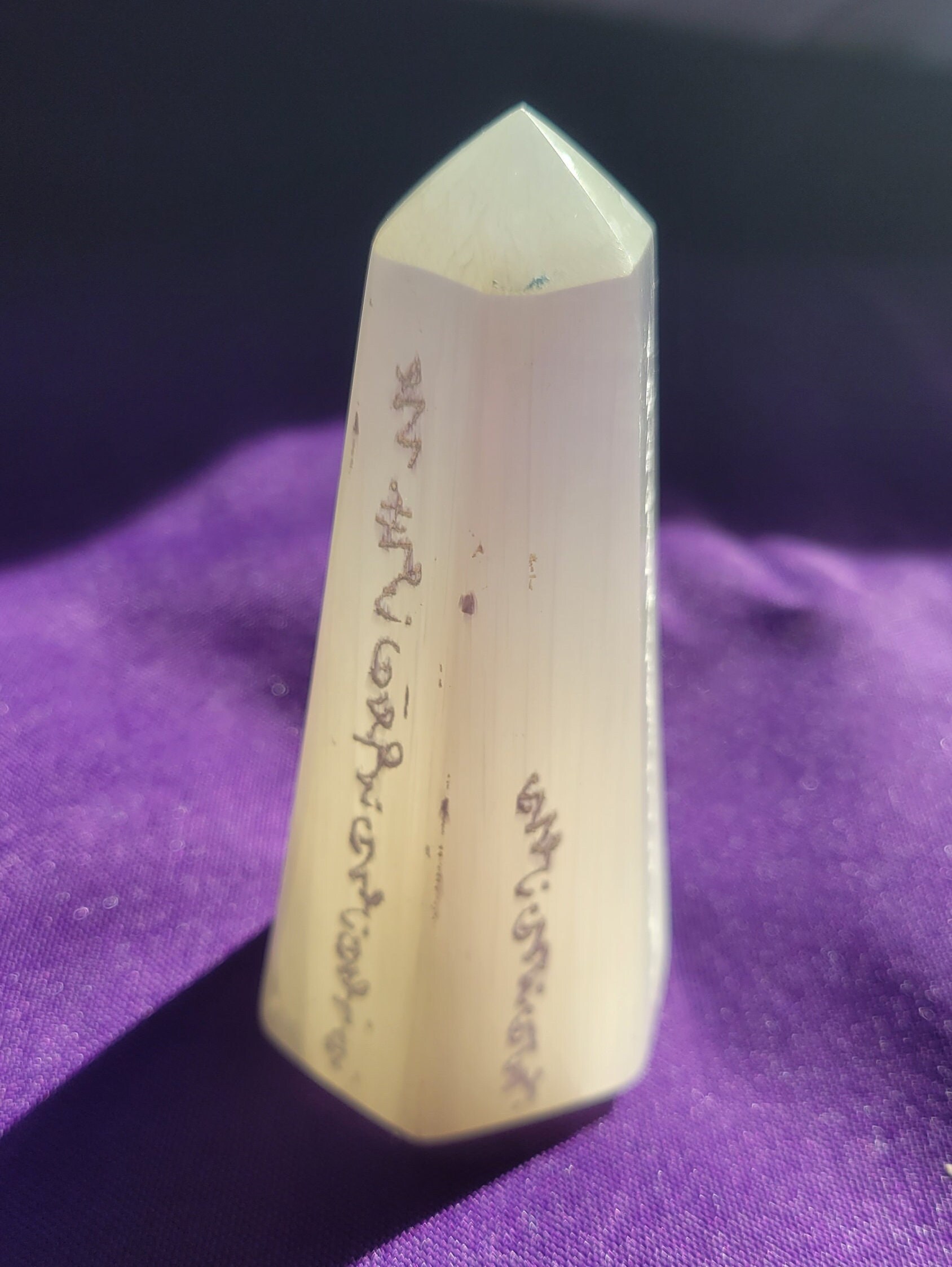 Light Language Selenite Generator Tower for Alignment - Etsy