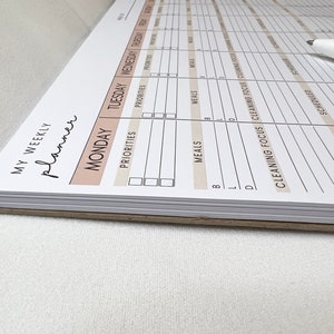 Weekly Planner Printable for Moms: Productivity Overview (PDF) - Etsy