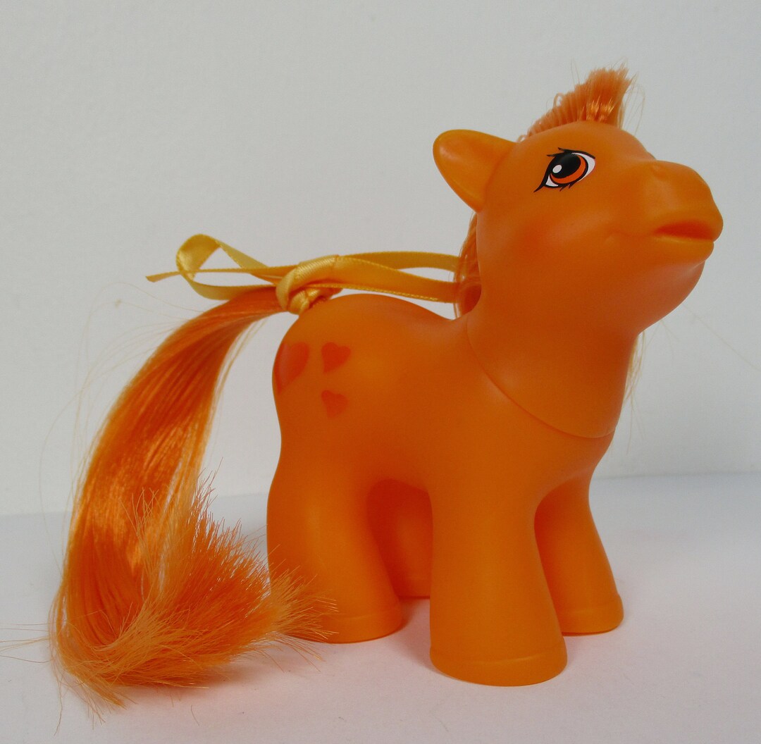 Little Pony Baby Brother Boy Noble HQG1C Orange Hair Classic 1980s ...