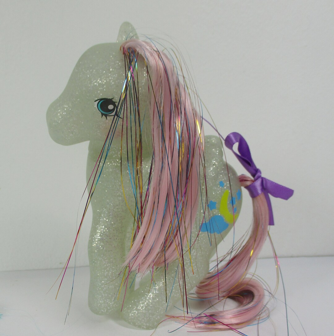 Moon Shimmer the HQG1C Sparkle Pegasus Pink Tri-color Tinsel Hair G1 ...