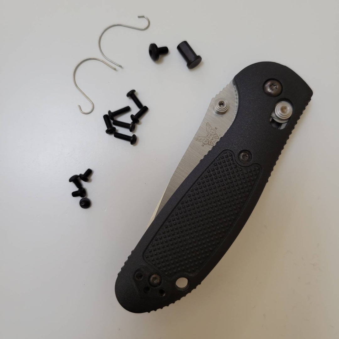 Benchmade 550, 551, 553 Full Size Griptilian Custom Titanium Screws and ...