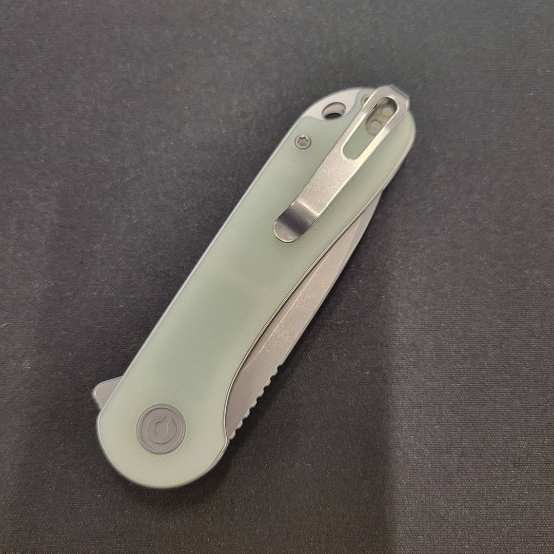 Civivi Elementum Deep Carry Pocket Clip- Shorty - Titanium - Etsy