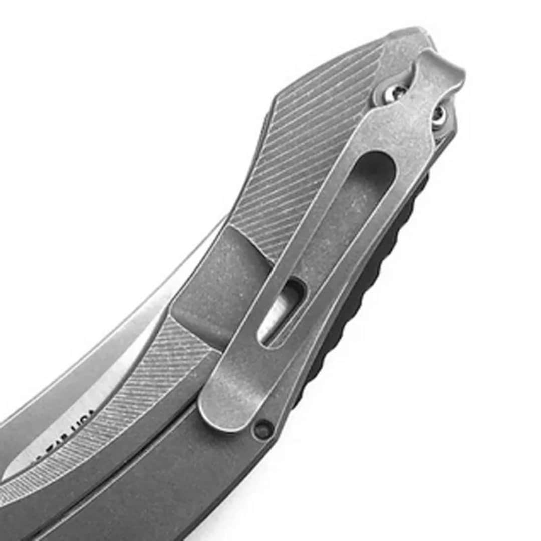 ZT Zero Tolerance Titanium Deep Carry Pocket Clip Beadblast, Black or ...