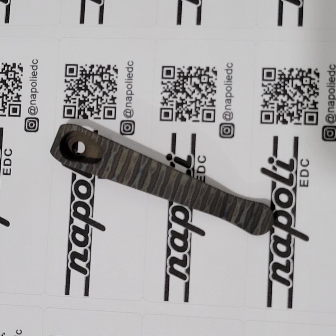 Titanium Flattop Deep Carry Pocket Clip for Sebenza -"tiger King" - Etsy