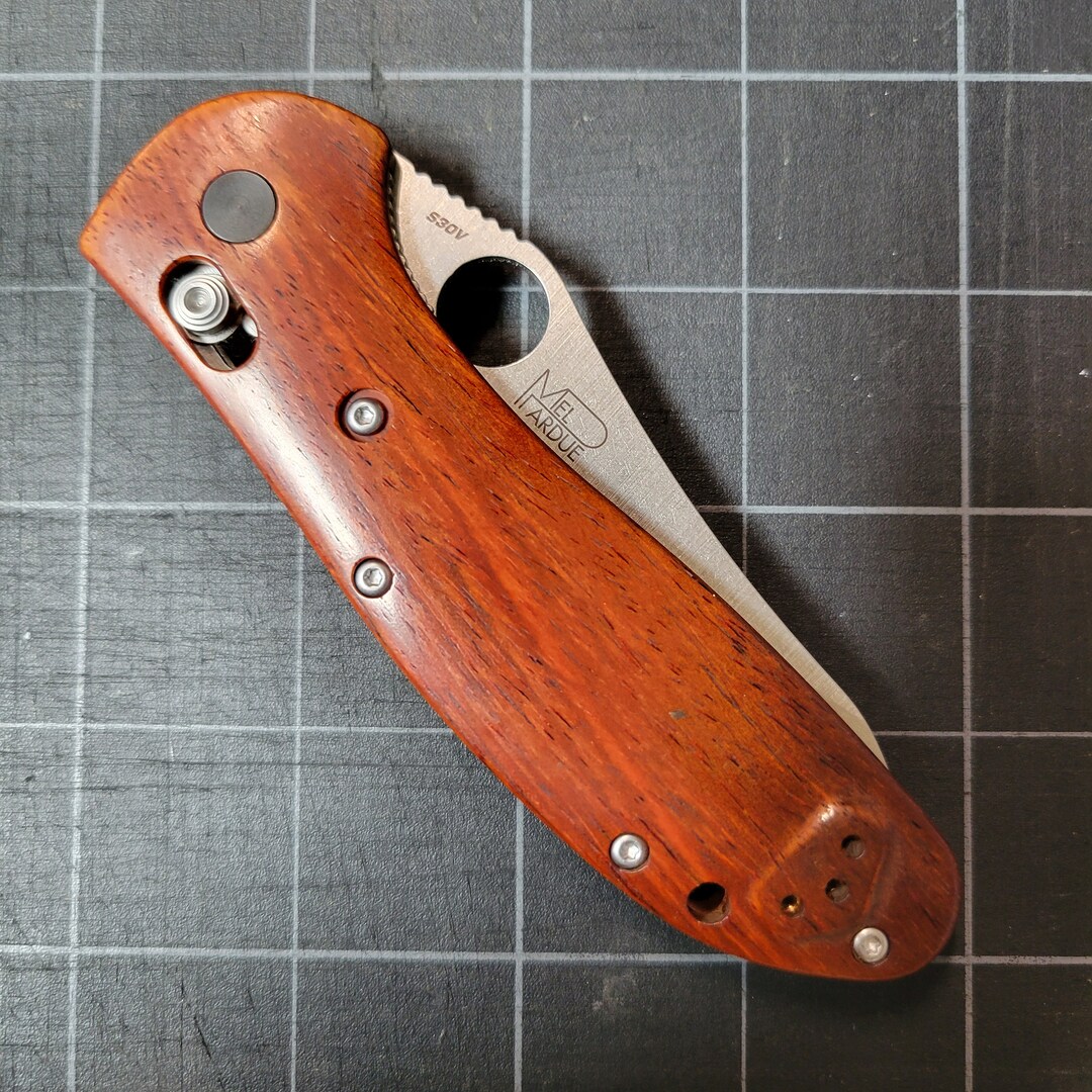 Benchmade 550 / 551 / 553 Griptilian "old Timer" Wood Handle Scales and ...