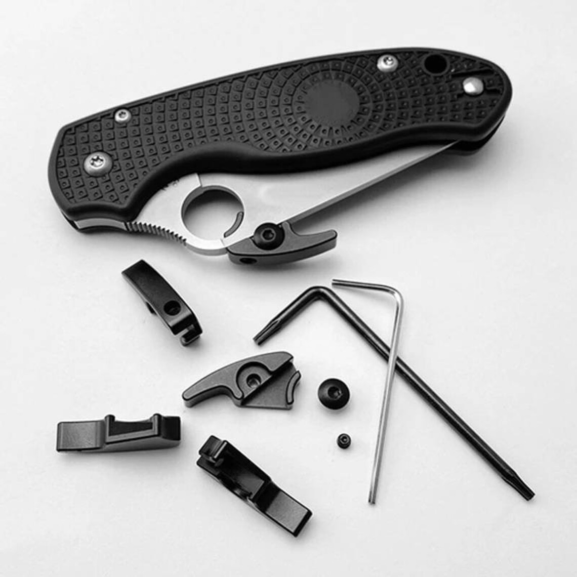 Spyderco Manix 2 Custom Wave Fang Quick Draw - Etsy