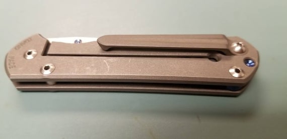 Titanium Milled Pocket Clip for Sebenza | Etsy